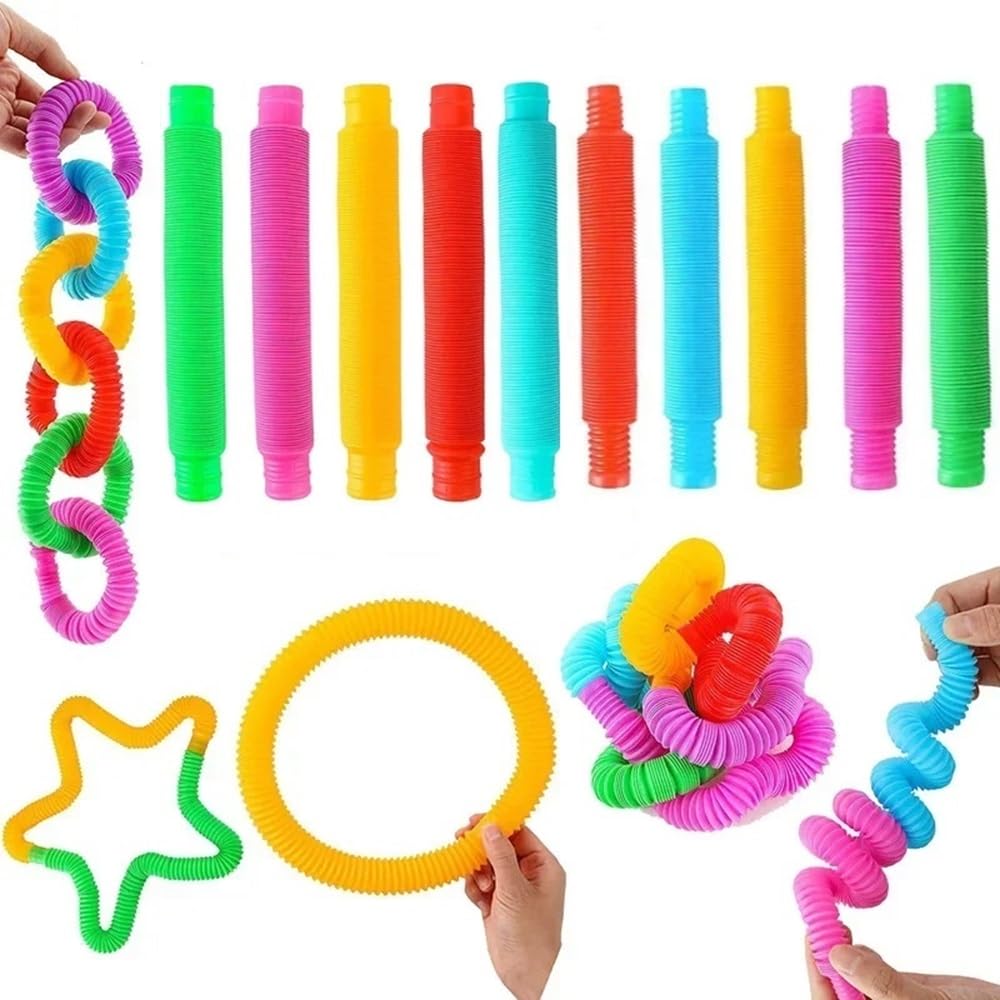 VGRASSP Push and Pull Pipe Tube Toy for Kids, Toddlers - Stretch and ...