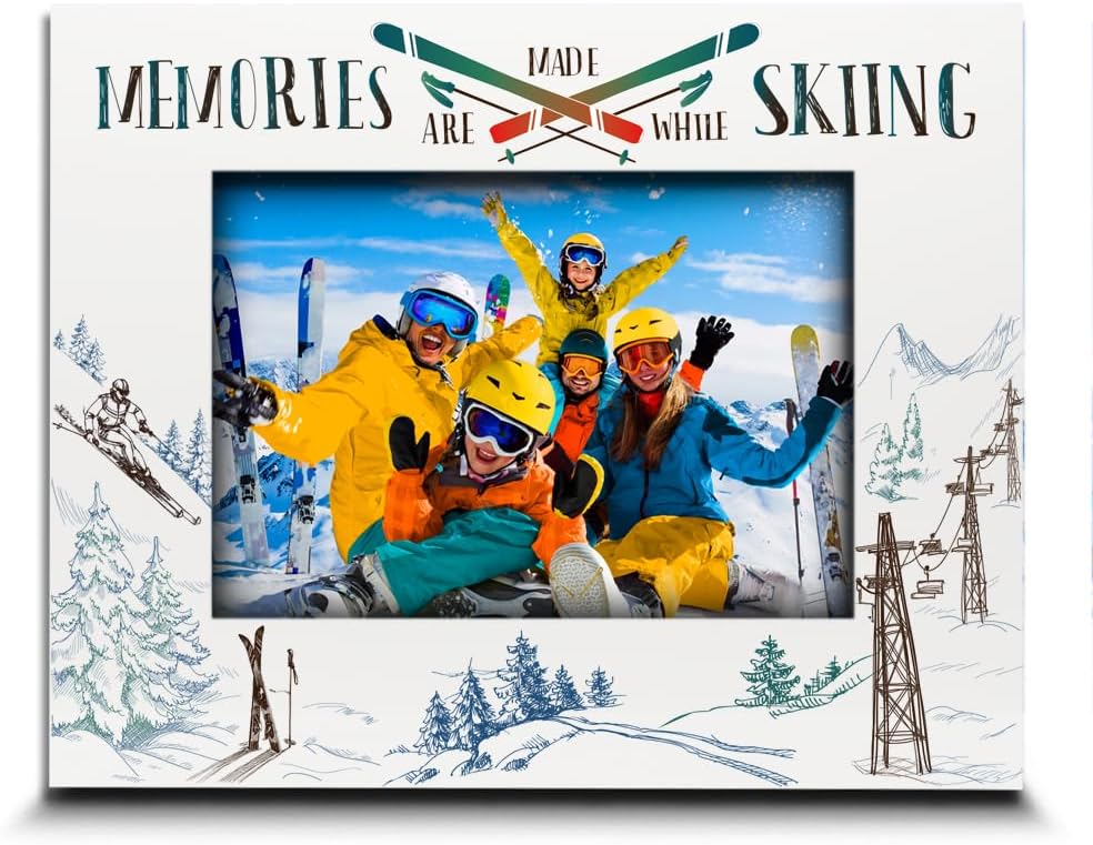 Amazon.com - BELLA BUSTA-Ski theme-Memories are Made While Skiing ...