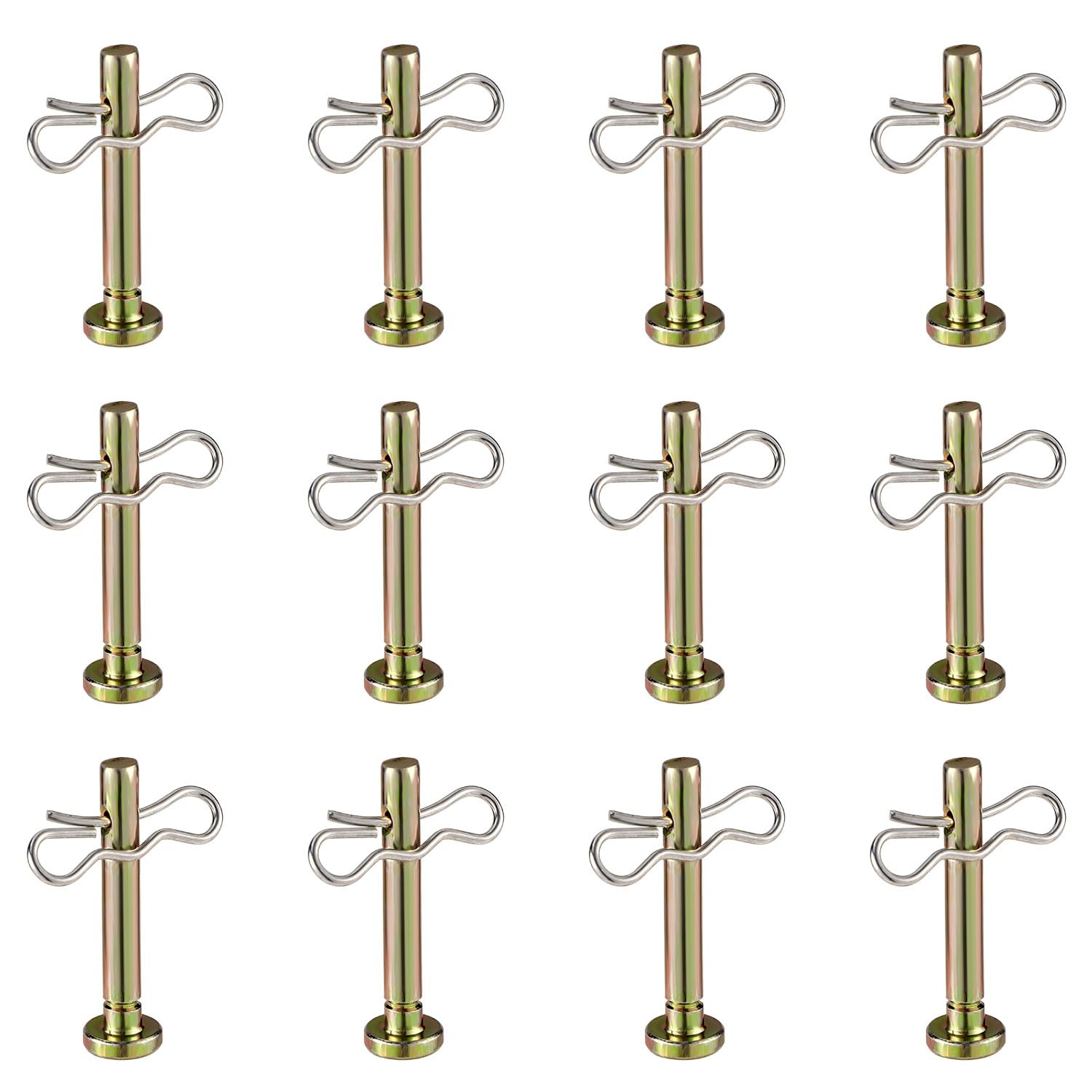 12pcs Shear Pins & 12pcs Cotter Pins for Snowblower, 738-04124A 714 ...