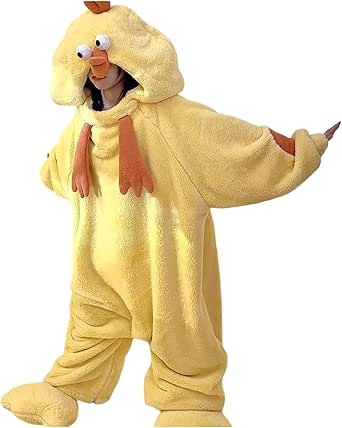 Amazon.com: Duck Onesie Adult Onesie Pajamas for Women Animal Jumpsuit ...