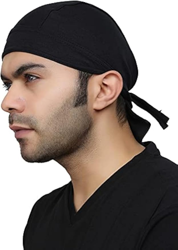 BISMAADH Breathable Dry Fit Skull Cap Moisture Wicking, Head Scarf ...