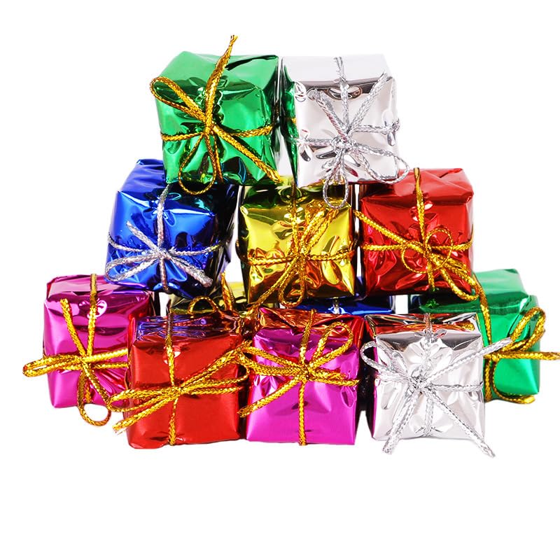Amazon.com: Christmas Tree Small Gift Boxes, Hanging Decorations, 12Pcs ...