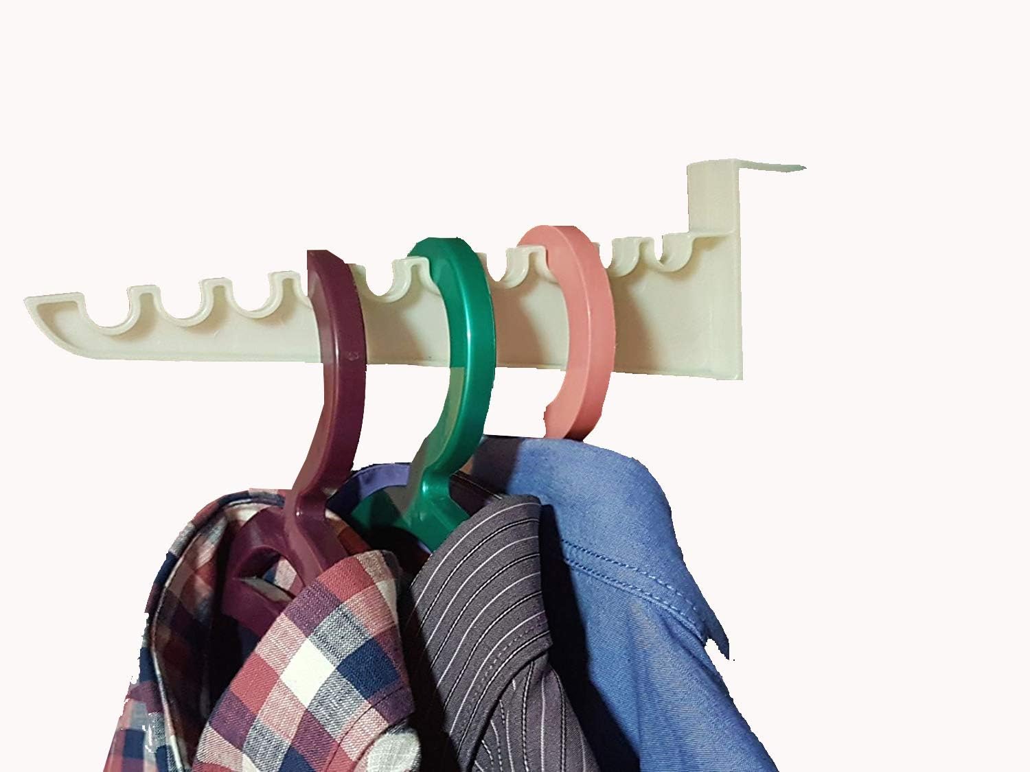 Amazon.com: Andalus 9-inch Over The Door Hook Organizer Rack, Holds 10 ...