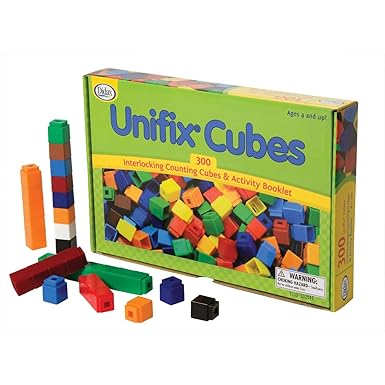 Amazon.com: Unifix - 2-300 Cubes - Package of 300 - 10 Colors,Red ...