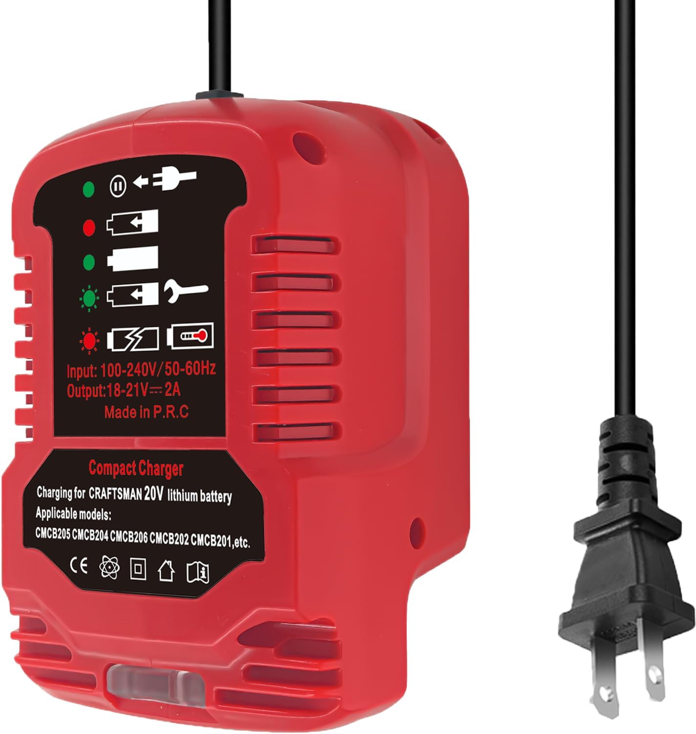 Amazon.com: for Craftsman 20V Battery Charger, Compact Charger ...