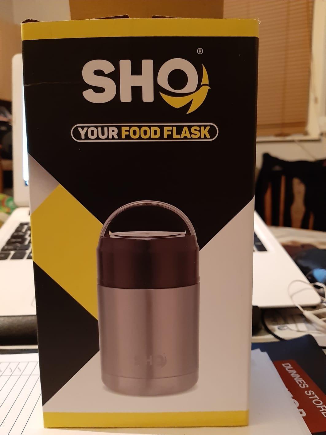 SHO Food Flask - Ultimate Vacuum Insulated, Double Walled Stainless ...