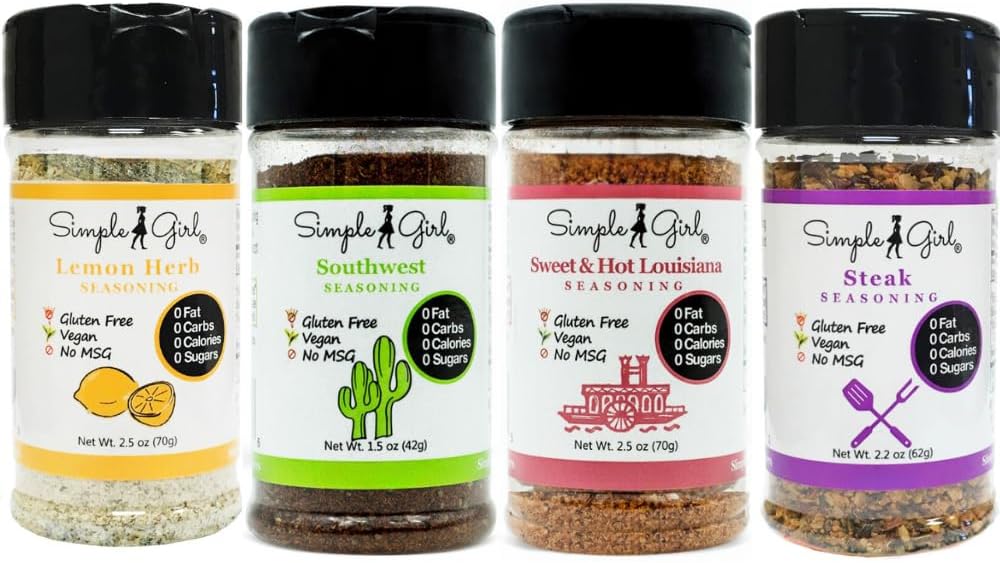 Amazon.com : Simple Girl Gourmet Spice Set With Southwest Seasoning ...