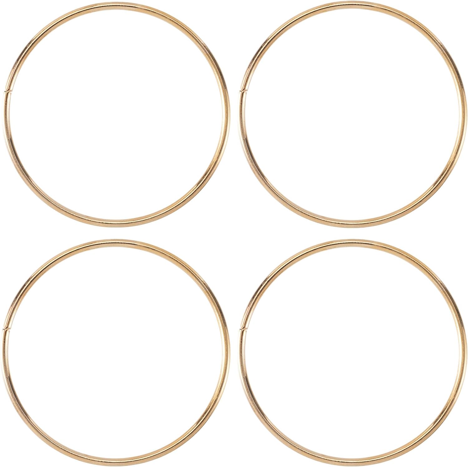 Amazon.com: KIKOOD 4Pcs Dream Catcher Rings Copper 3 Inch Large Gold ...