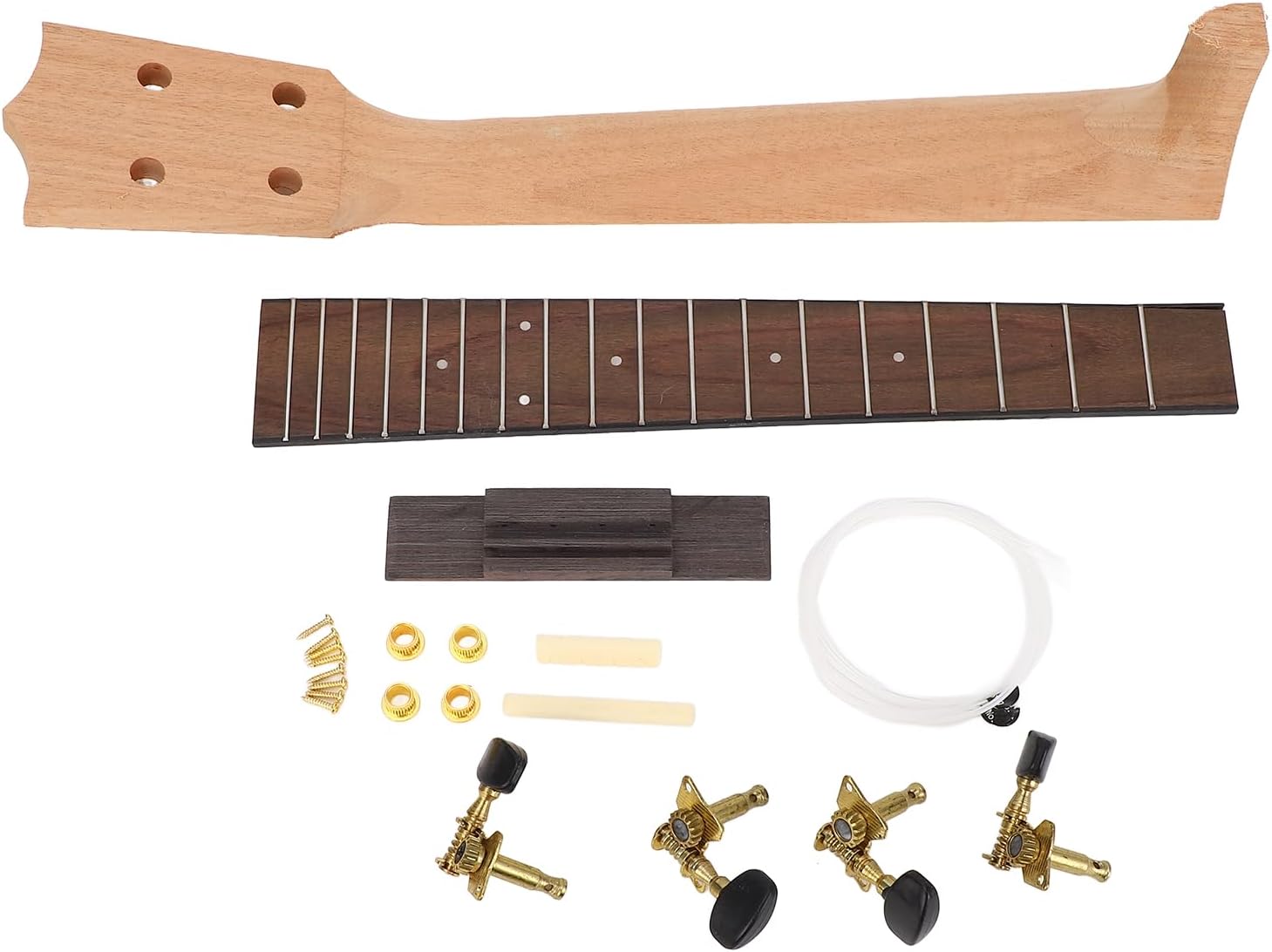 Amazon.com: Build Your Own Ukulele Neck Kit, Family Handcraft 26 Inch ...