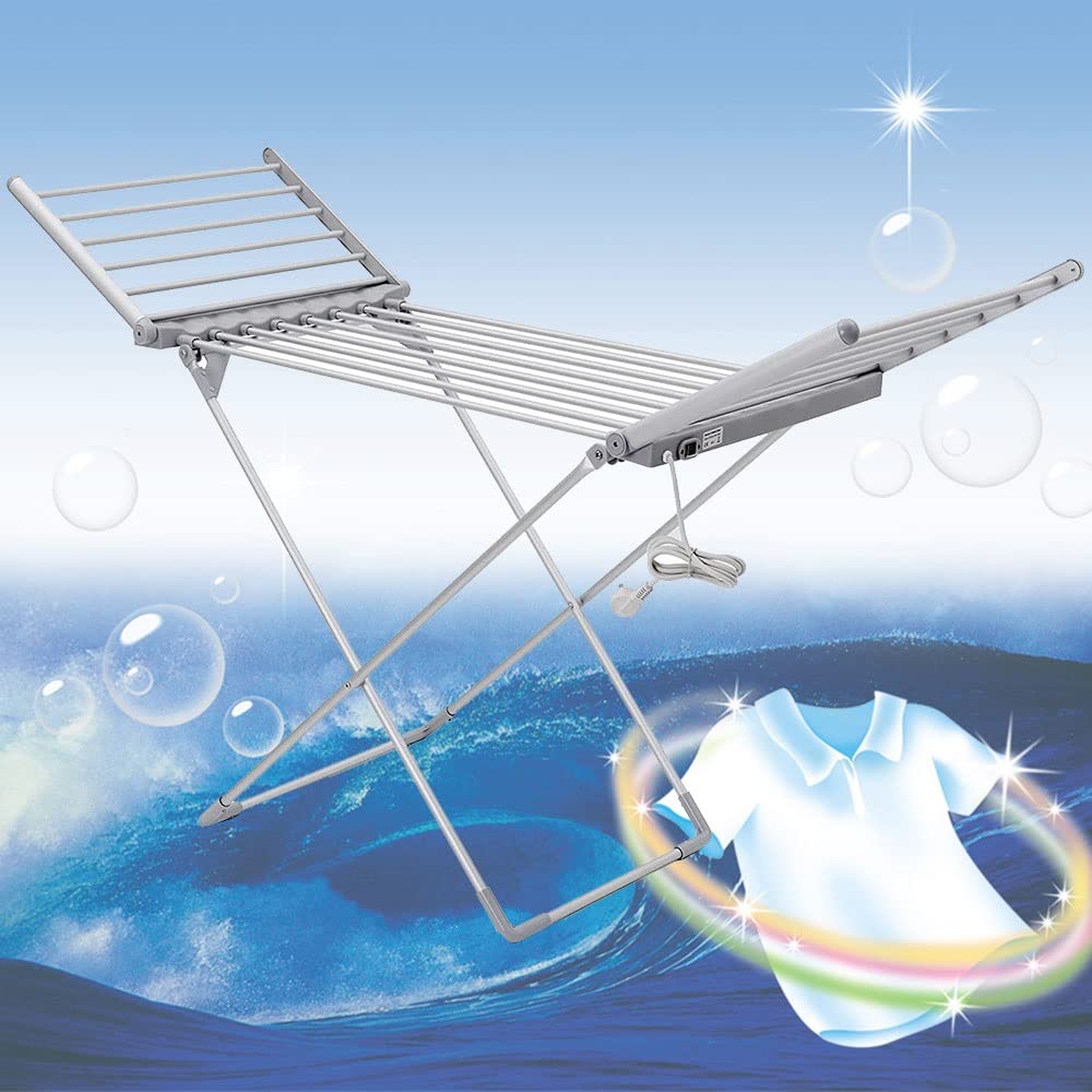 Portable Electric Clothes Dryer With Wings Electric Heated Clothes ...