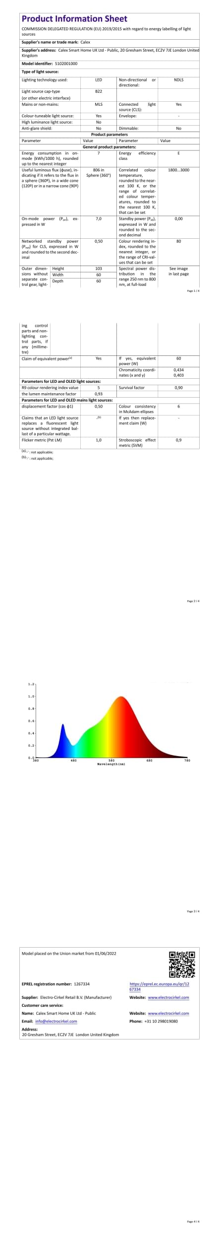 Nanoleaf Matter Essentials E27 LED Bulbs, Pack of 3 RGBW Dimmable Smart ...