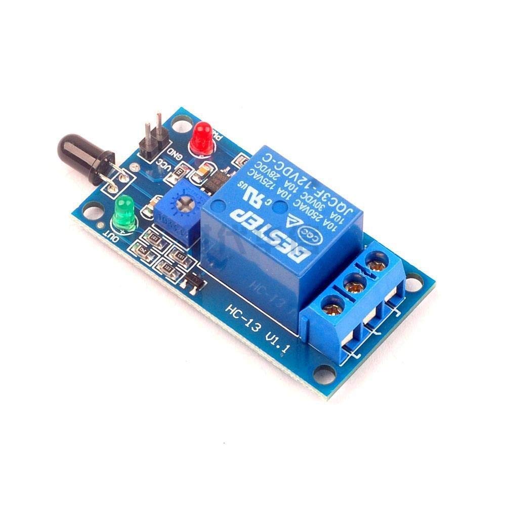 Quintion Child Control Module 12v Flame Sensor Module Relay Module ...