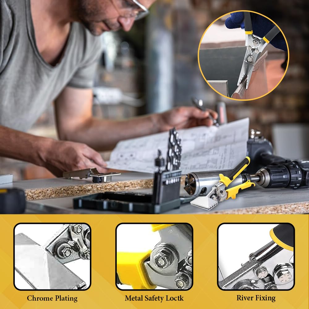 Snapklik.com : Zimpty Sheet Metal Hand Seamer, 6 Inch Jaw Straight ...