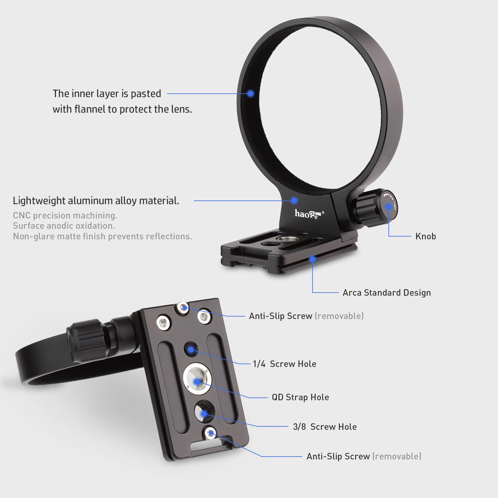 Snapklik.com : Haoge Lens Collar For Tamron 35-150 Mm F/2-2.8 Di III ...
