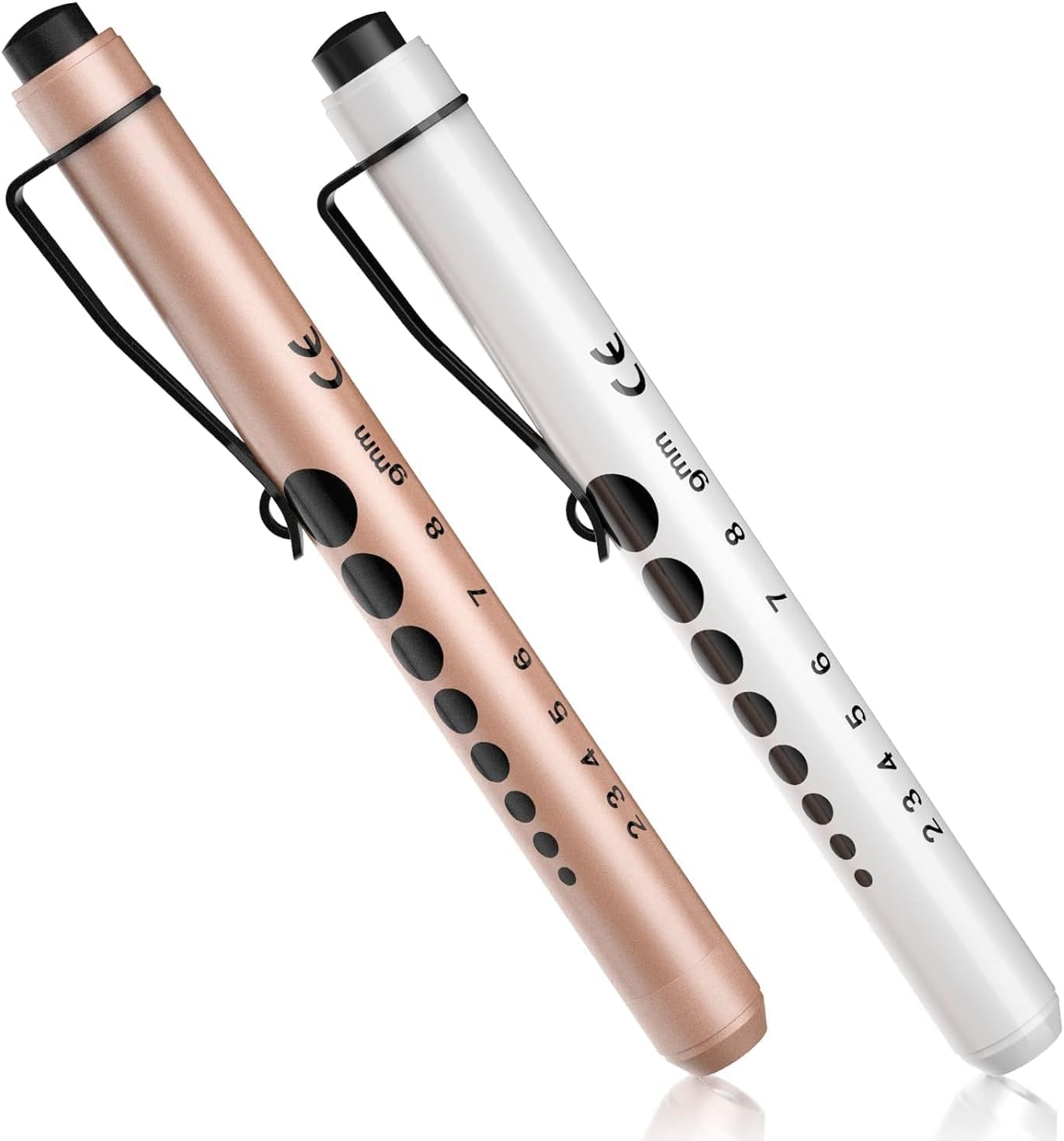 RISEMART Pen Lights for Nurses, 2 Pack Reusable Medical Light with ...