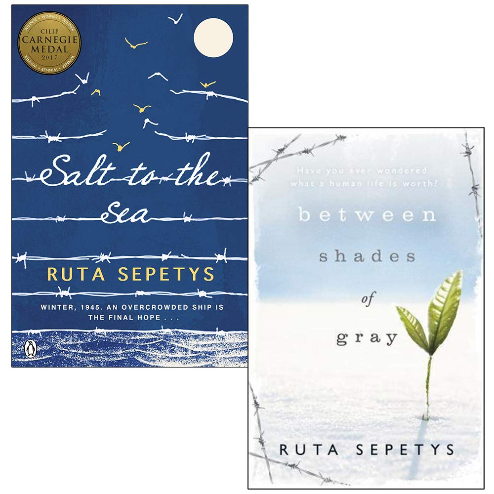 Salt to the Sea & Between Shades Of Gray By Ruta Sepetys 2 Books ...
