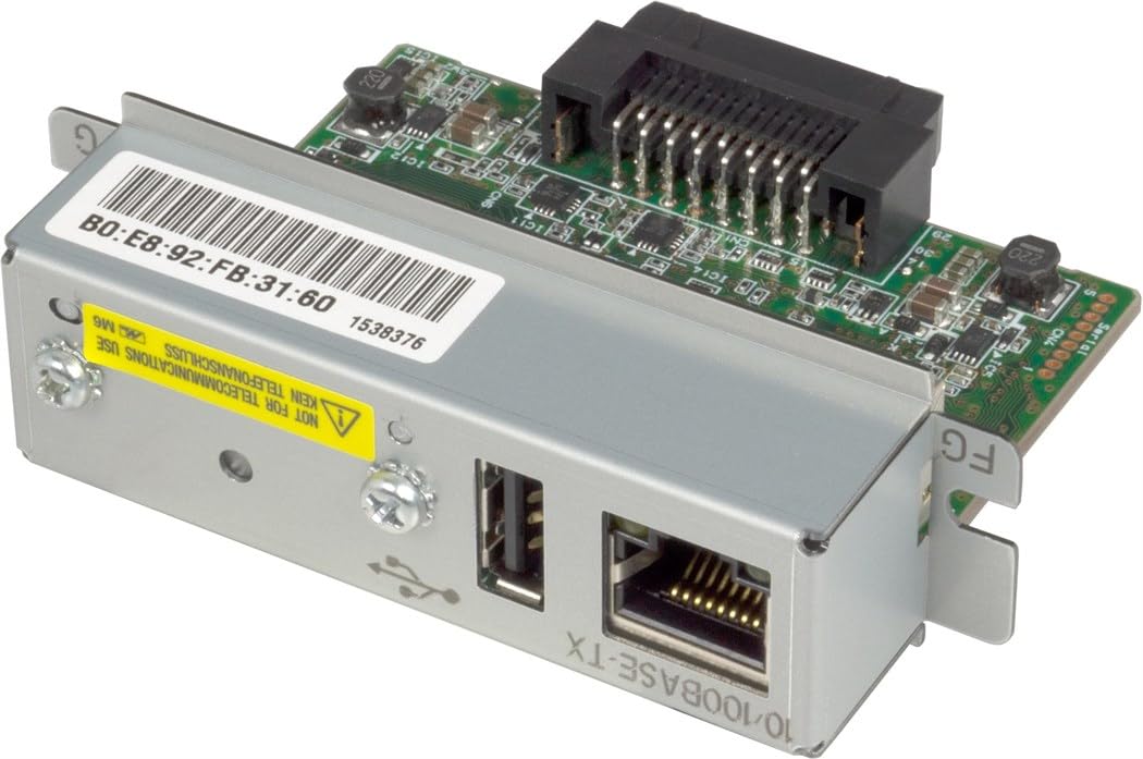 Epson C32C881008 Series UB-E04-008 Interfaz Ethernet, I/F BD, 10/100 Base T : Amazon.com.mx ...