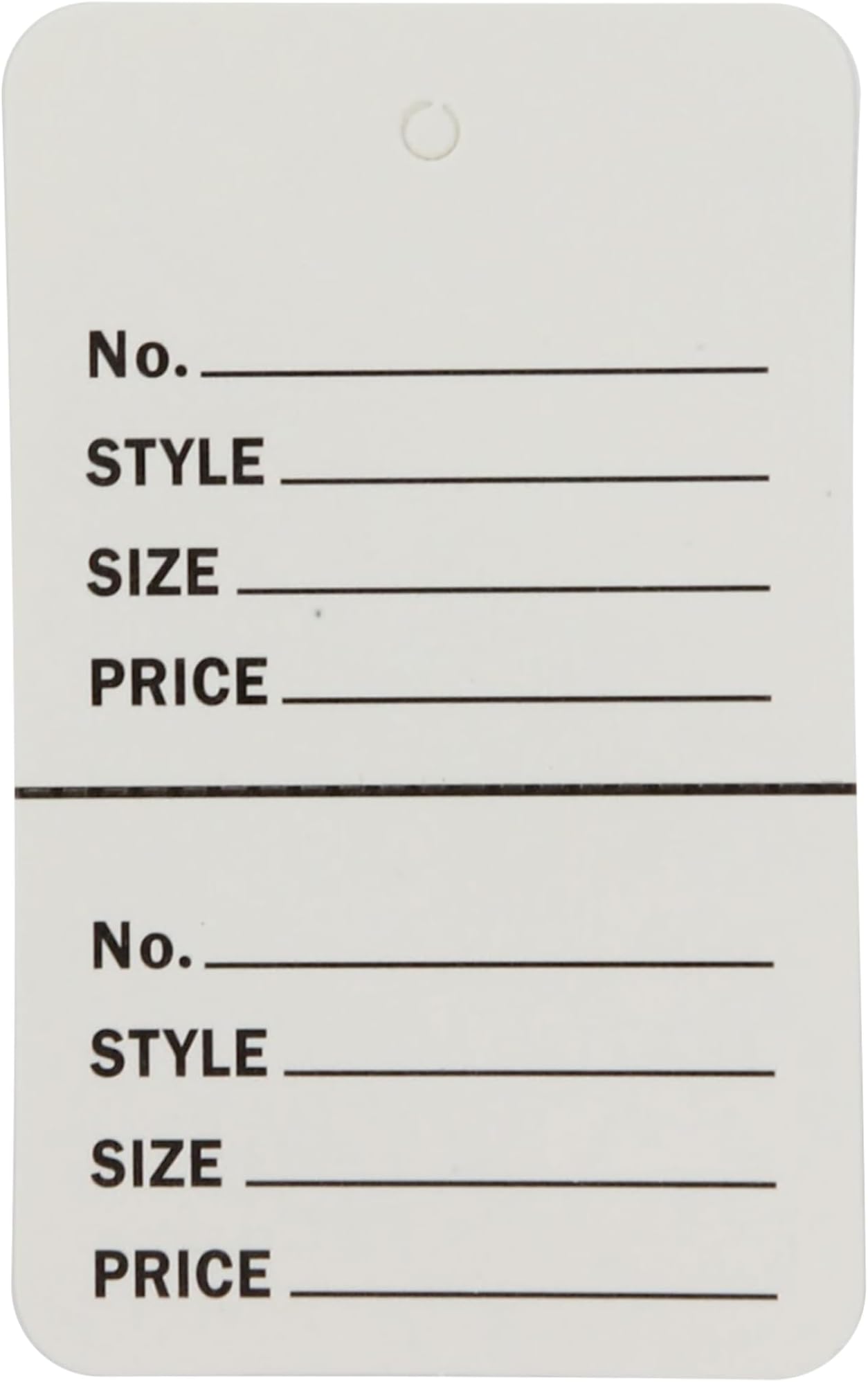 Amazon.com : SSWBasics Large Unstrung White Perforated Coupon Price ...