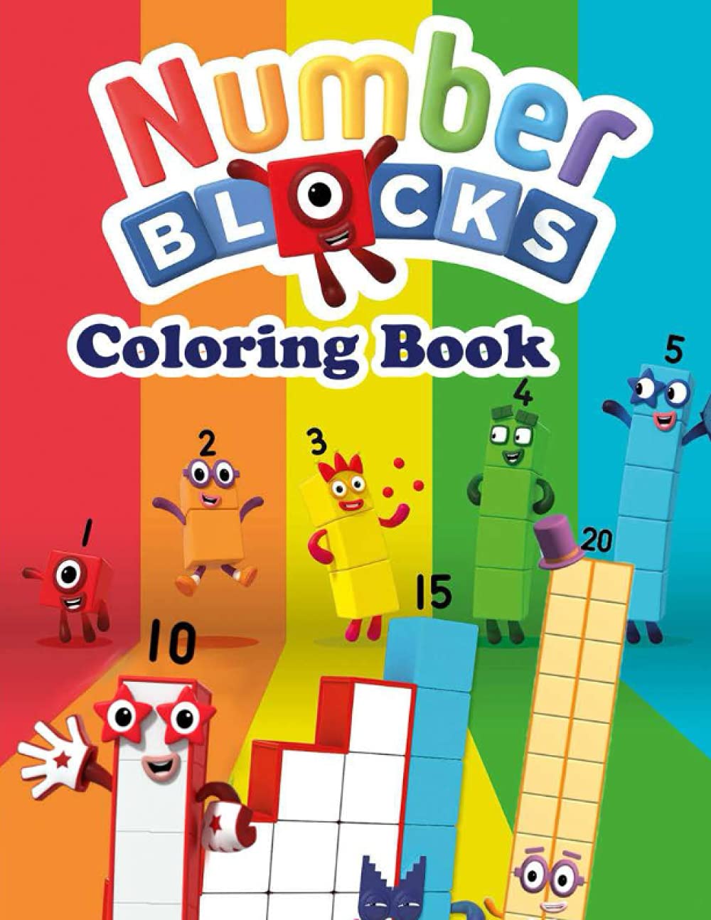 Buy Numberblocks coloring book: Numberblocks coloring boook 1 to 20: a ...