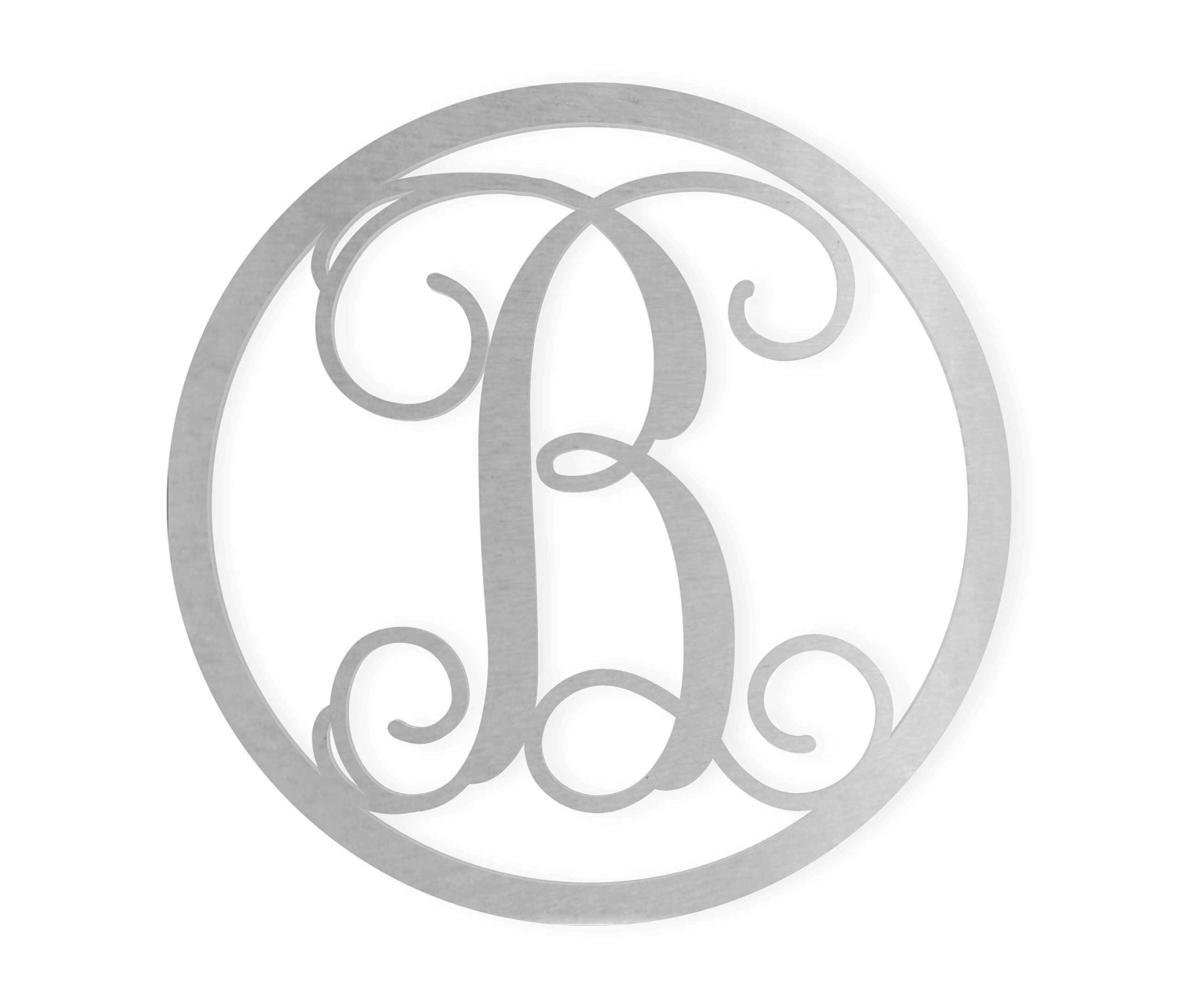 Amazon.com: Metal Letter B, Metal Monogram for Outdoor Wreaths, Wall ...