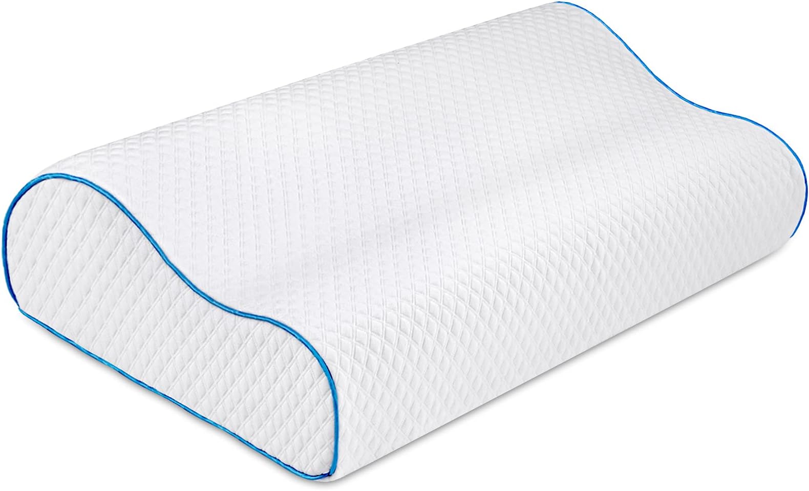 RIPPLE Memory Foam Pillow, Ergonomic Deep Sleep Neck Support Bed Pillow ...