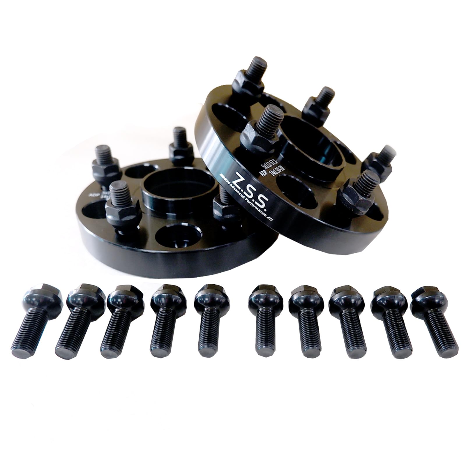 Amazon | Z.S.S. AP スペーサーハブ PCD変換 4穴 PCD108 → 4穴 PCD100 M12×P1.5 厚み20mm ハブ径φ65.0 M12×P1.25 ボルト付 ...