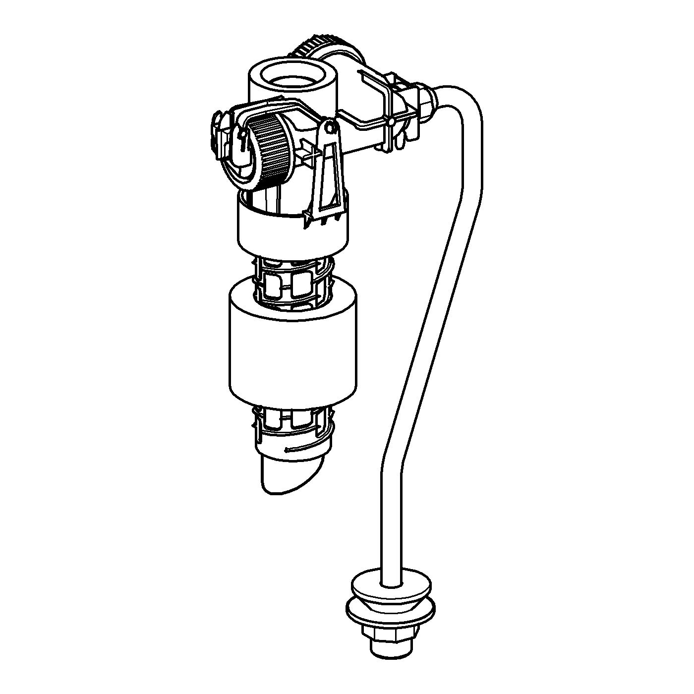 GROHE Dally-Fvent Filling Valve with Stand Pipe 42256000 : Amazon.co.uk ...