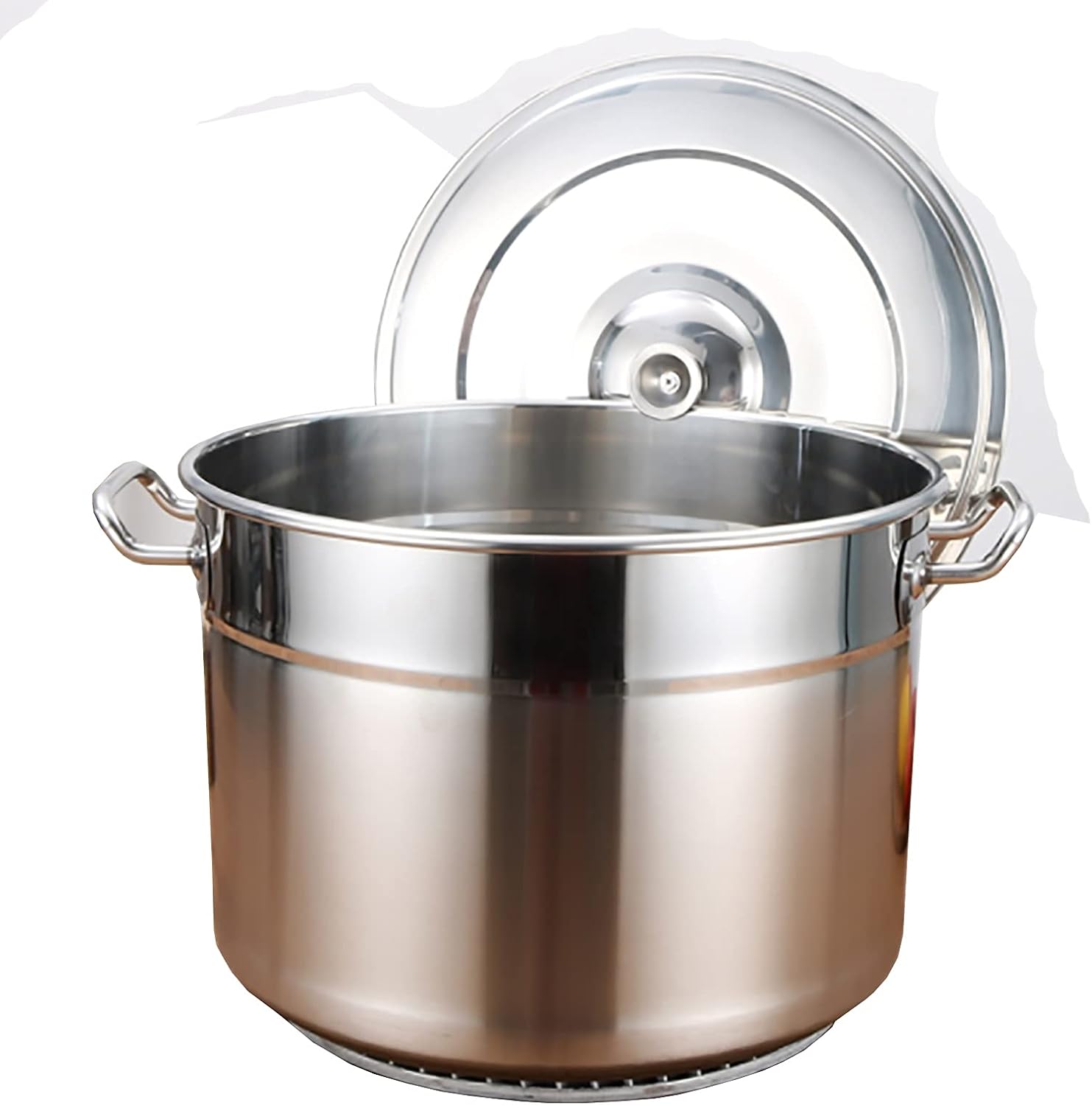 Amazon.com: Stock Pot, Commercial 201 Stainless Steel Soup Pot, Multi ...