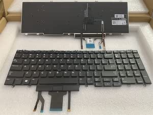 Amazon.com: New Us Layout with Backlit Laptop Keyboard for DELL ...