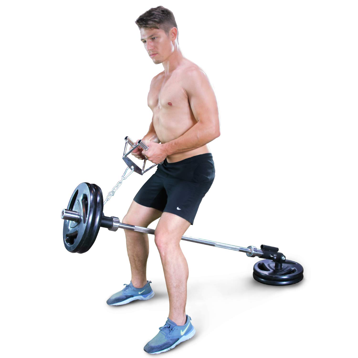 A2zcare Single Arm Landmine Handle And Eyelet Landmine Attachment With ...