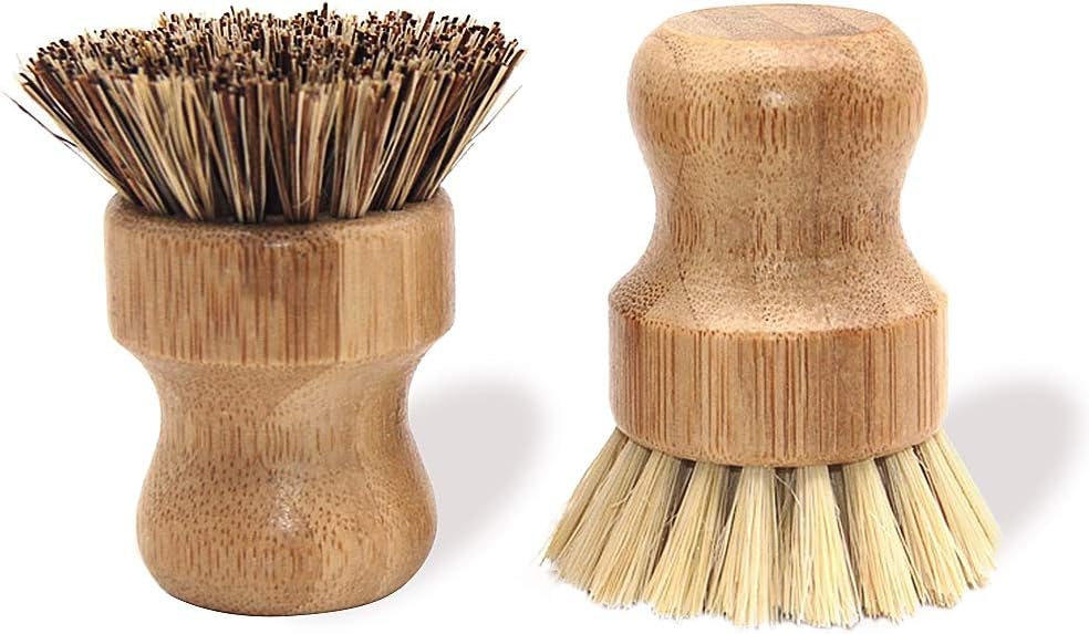 Set di 2 pennelli per piatti naturali, realizzati in 100% setole ...
