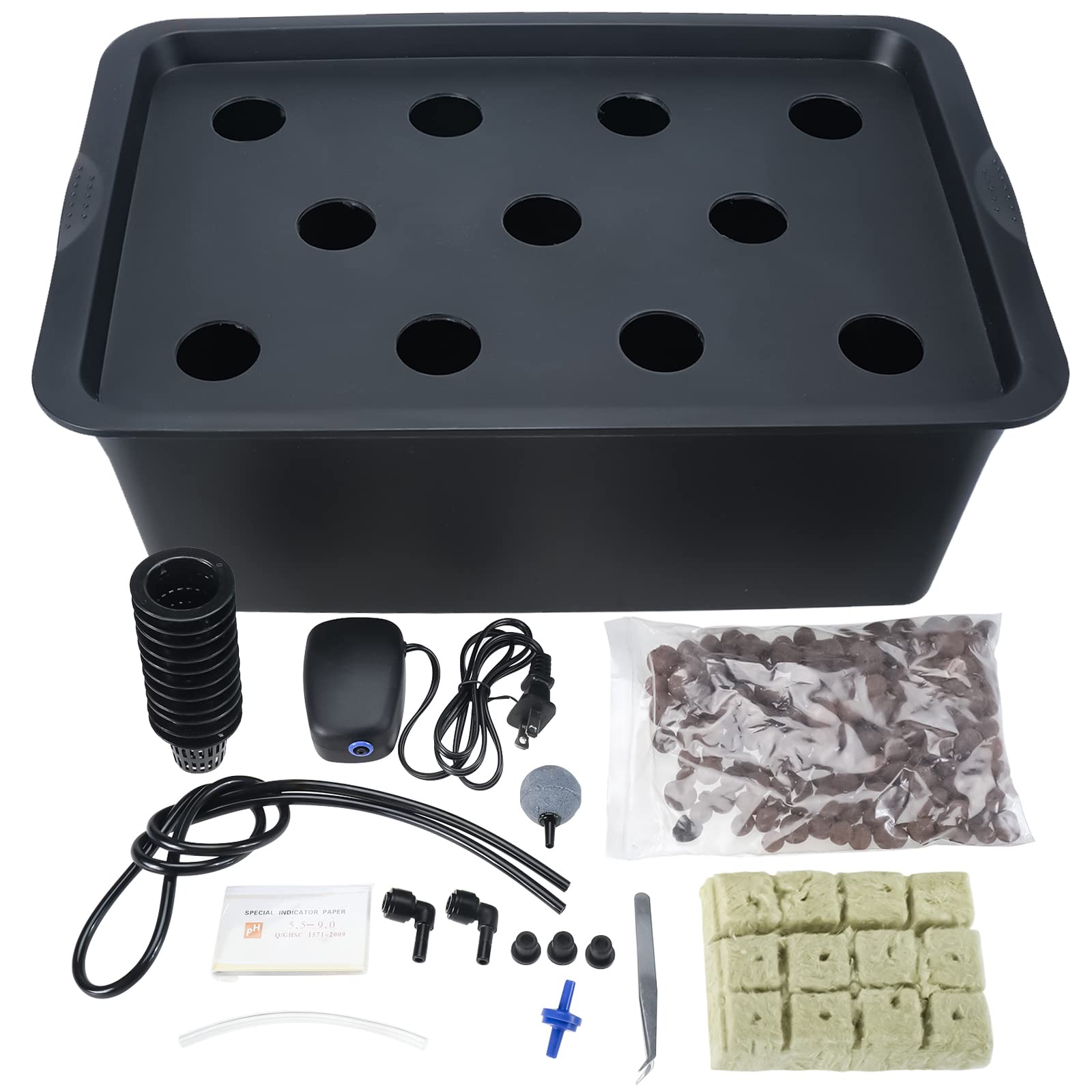 Buy HighFree Hydroponic System Growing Kit for s Garden Starter Set 11 ...