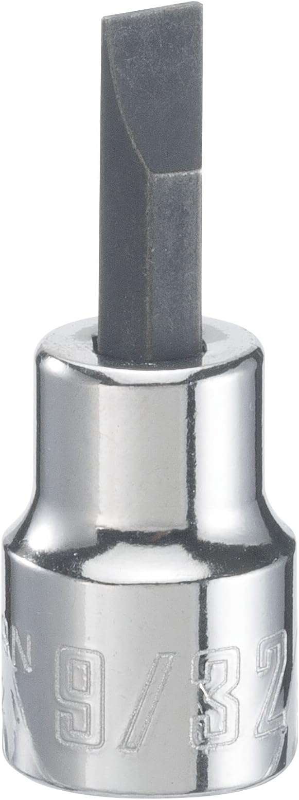 CRAFTSMAN Screwdriver Bit Socket, Flathead, 3/8-in. Drive, 9/32-in ...