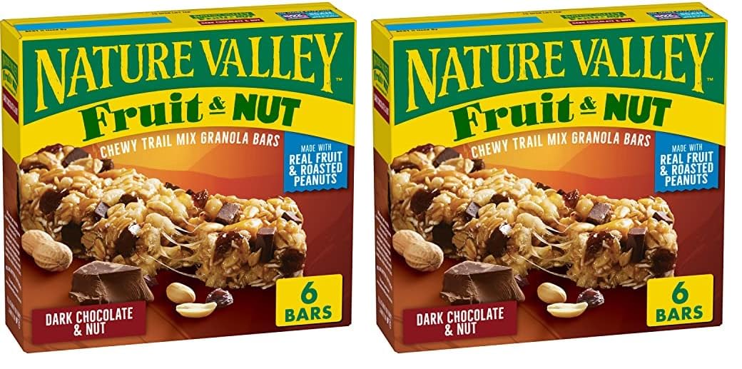 Amazon.com: Nature Valley Granola, Fruit & Nut, Dark Chocolate & Nut, 7 ...
