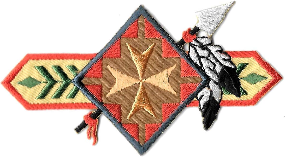Amazon.com: Southwestern - Southwest - Native - Spear & Feather - Embroidered Iron On Patch ...