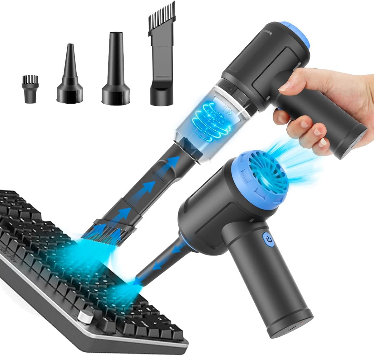 Amazon.com: Meudeen Air Duster - Computer Vacuum Cleaner - for Keyboard ...