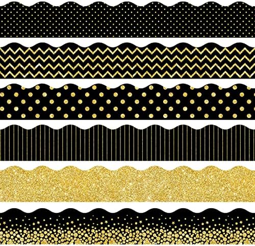 Gold Polka Dot Border Bulliten
