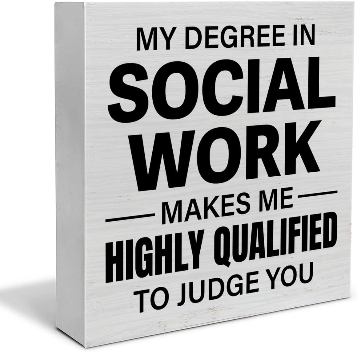 Amazon.com: Social Worker Gifts Social Worker Wooden Sign Home Office ...