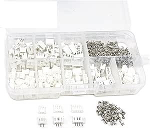 Amazon.com: 300pcs PH2.0 2p 3p 4 pin 2.0mm Pitch Terminal Kit/Housing/Pin Header JST Connector ...