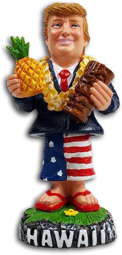 Amazon.com: President Trump Hawaii Dashboard Doll Pineapple Tiki : Toys ...