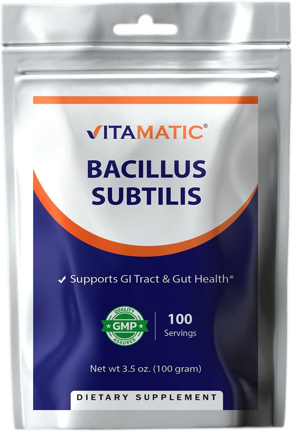 Amazon.com: Vitamatic Bacillus Subtilis Pure Powder Probiotic Powder ...
