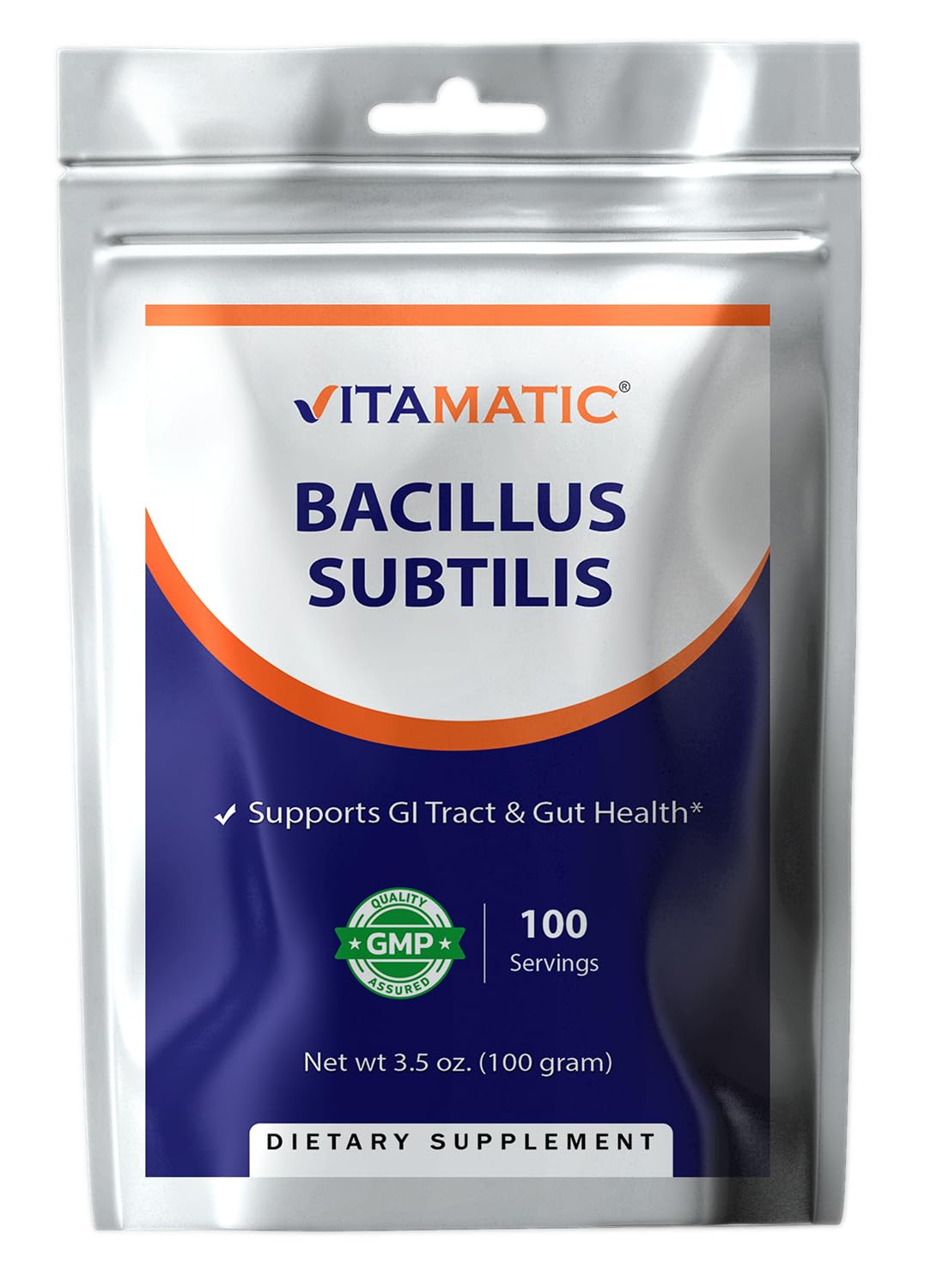 Amazon.com: Vitamatic Bacillus Subtilis Pure Powder Probiotic Powder ...
