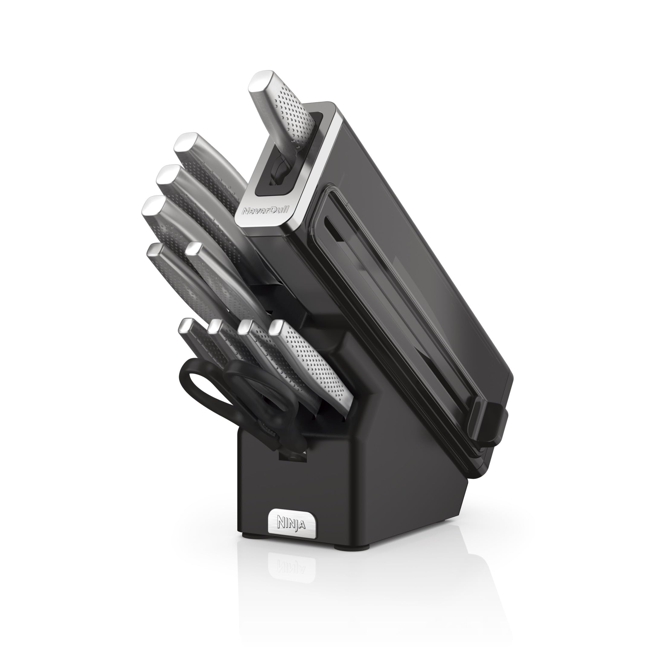 Amazon.com: Ninja NeverDull Essential 12 Piece Stainless Steel Knife ...