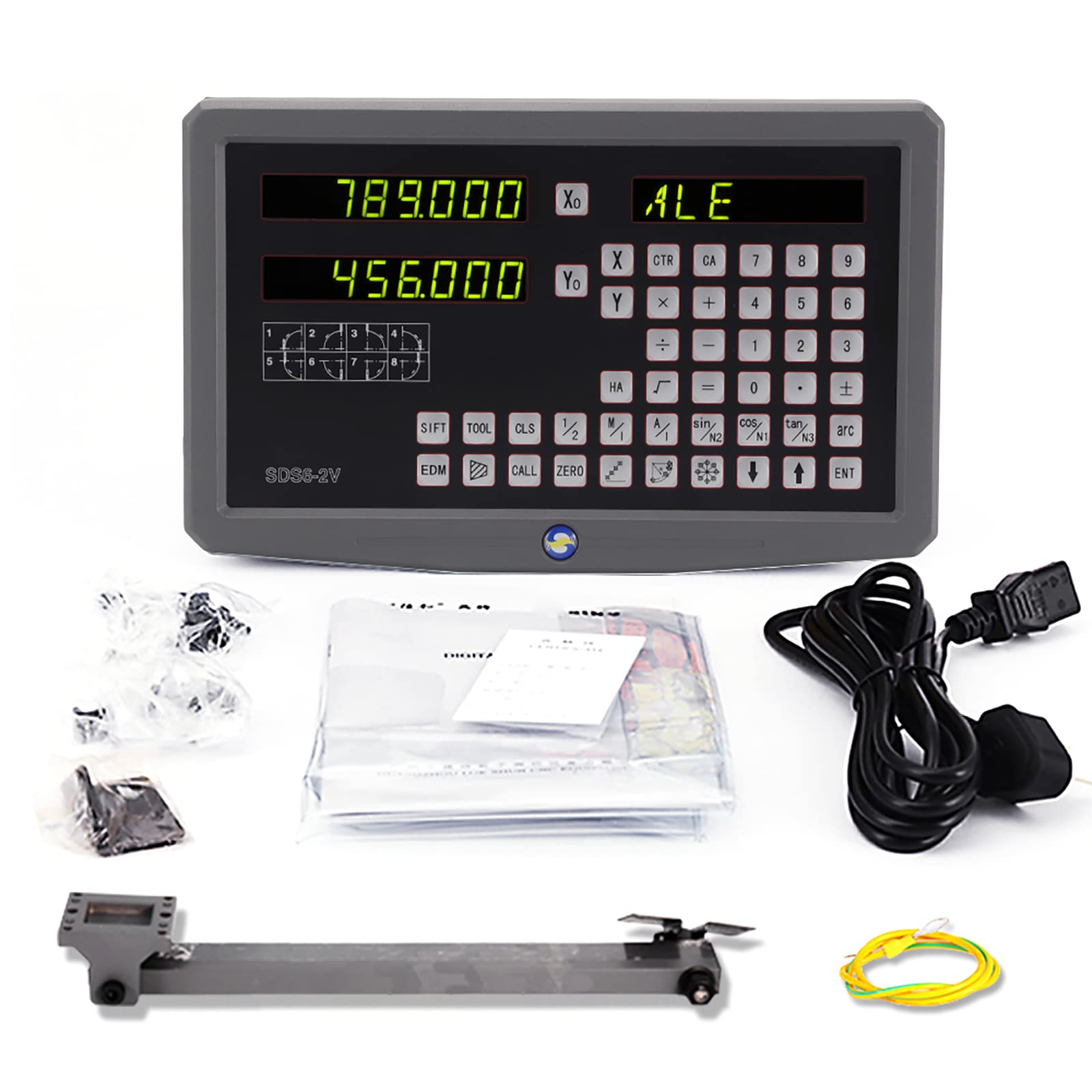 Tehongmai 2axis Digital Readout And Ttl Precision Linear Glass Scale ...