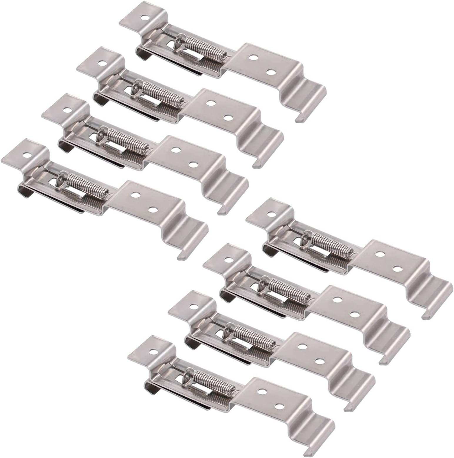 HouYeen 8Pcs Trailer Number Plate Clips Holder Spring Loaded for ...