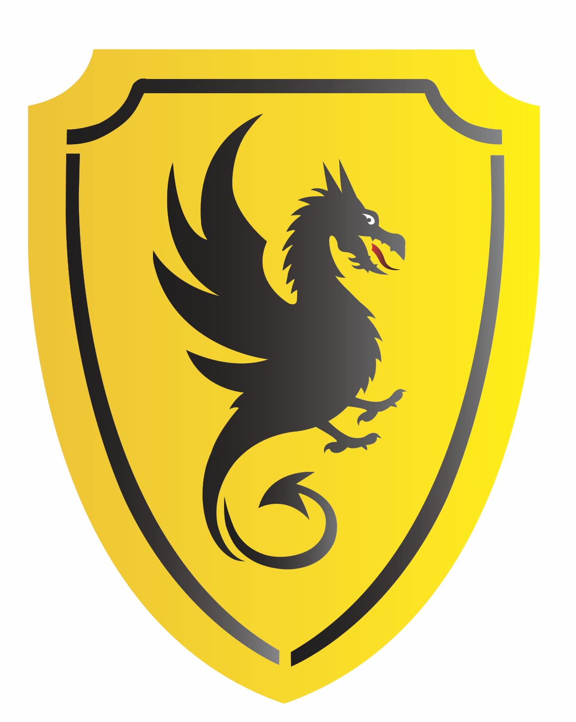 Medieval Shield Symbols Dragon