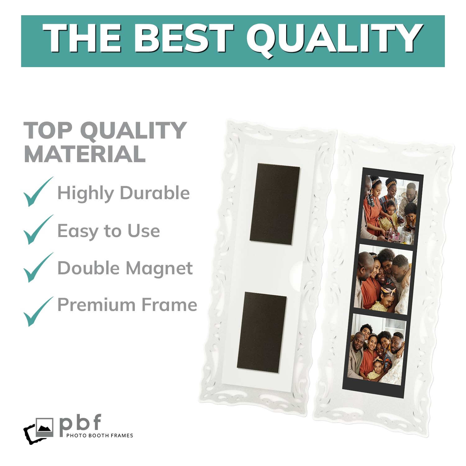 Locker Decor Magnets Pbf PHOTO BOOTH FRAMES 2x6 Magnetic Picture Frames ...