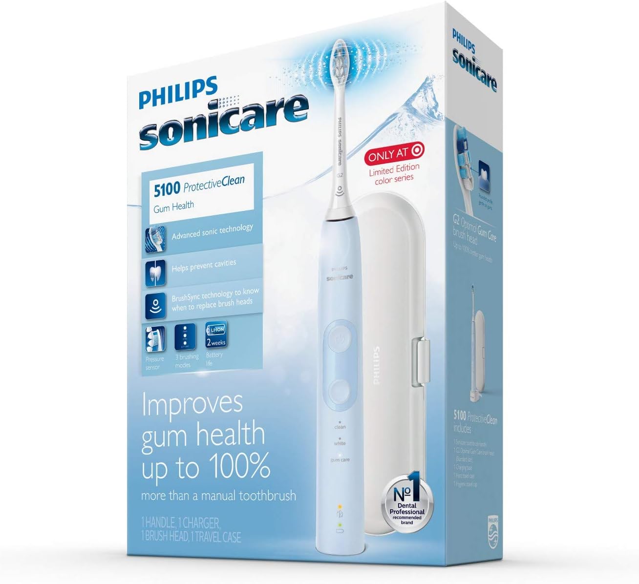 Amazon.com: PHILIPS Sonicare ProtectiveClean 5100 Gum Health Electric ...