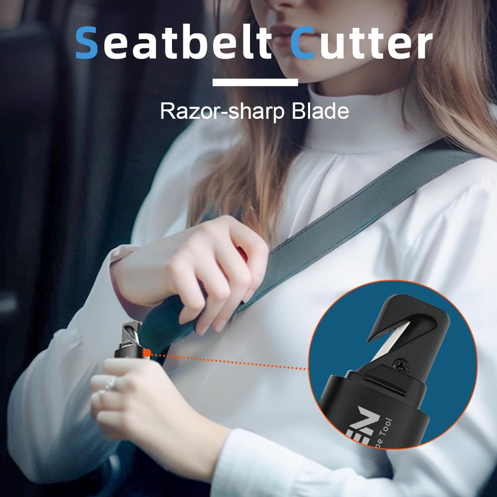 Snapklik.com : Car Window Breaker Seat Belt Cutter, Punch Glass Breaker ...