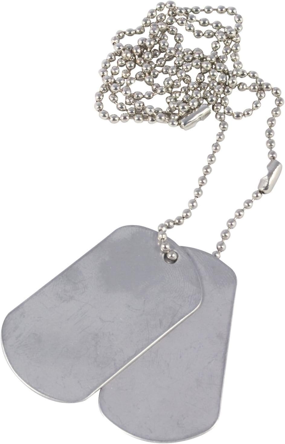 Mil-Com Army Style Dog Tags - Silver : Amazon.co.uk: Fashion